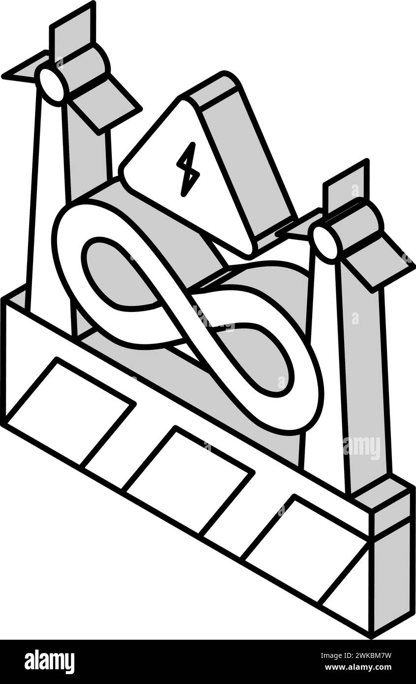 Renewable Energy Isometric Icon Vector Illustration Stock Vector Image And Art Alamy