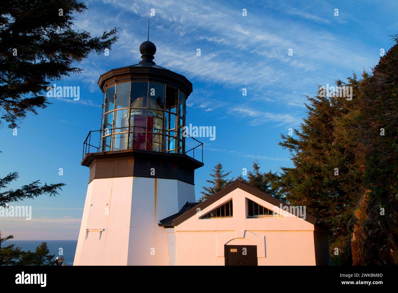 Cape Meares Lighthouse, Cape Meares State Park, Oregon Stock Photo - Alamy