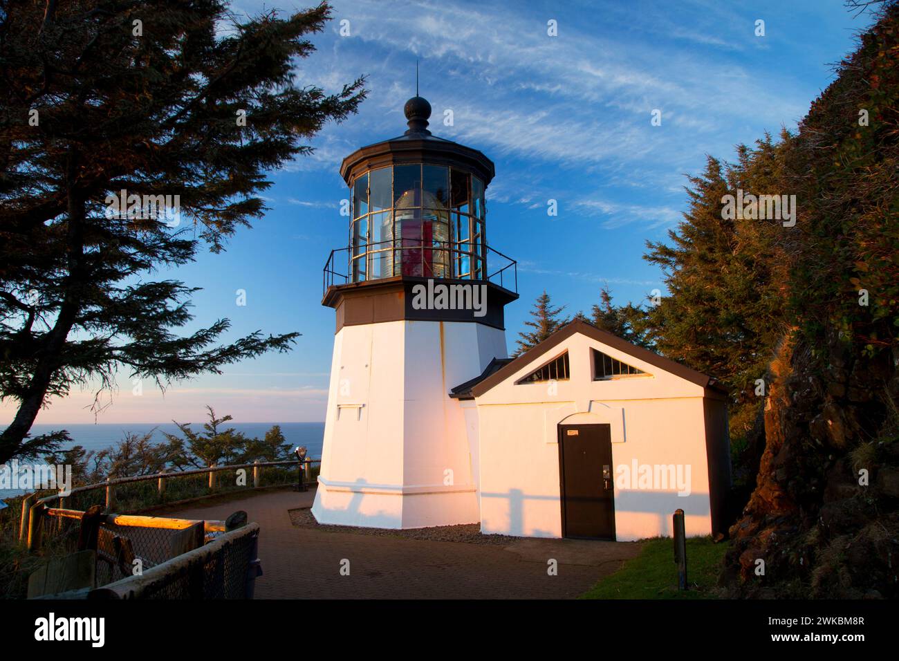 Cape Meares Lighthouse, Cape Meares State Park, Oregon Stock Photo - Alamy