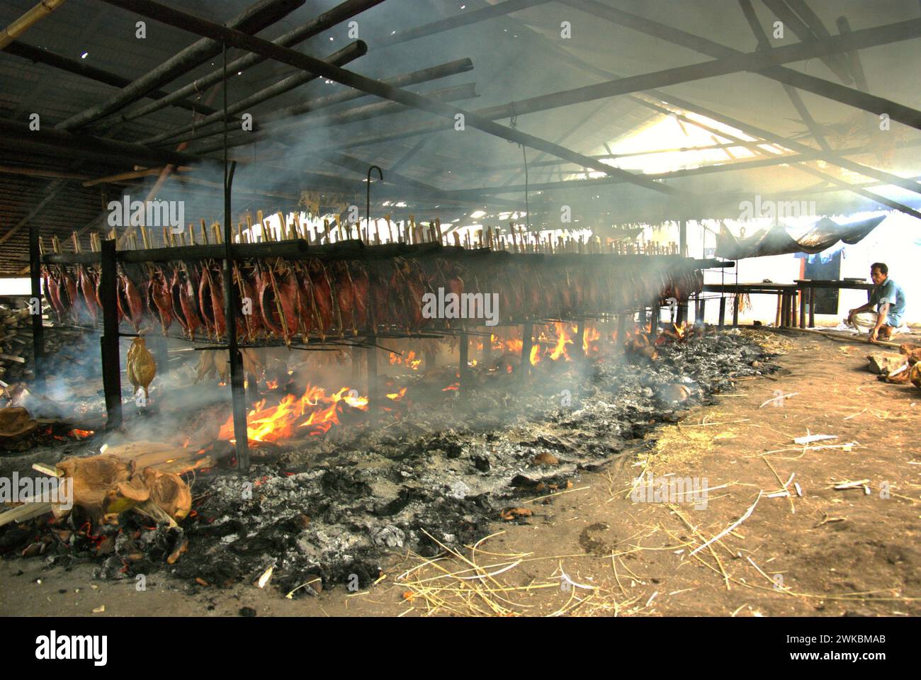 A smoked fish production that uses skipjack tuna meats at a home ...