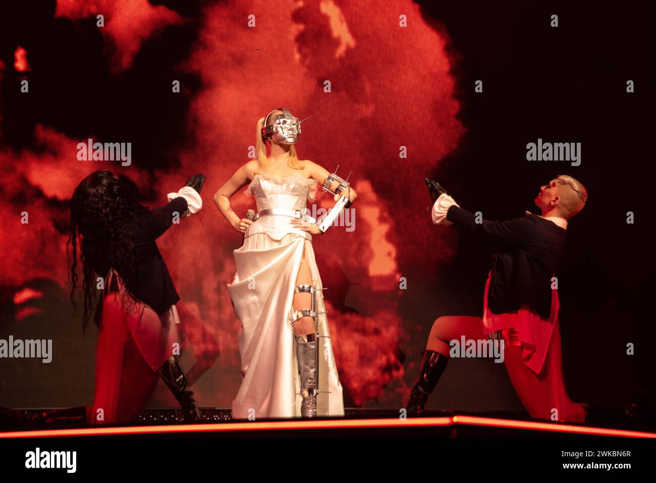 London, United Kingdom. 19th february 2024. Kim Petras performs live at ...