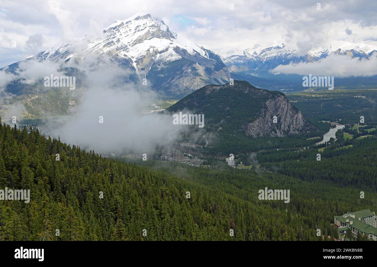 Cascade and Tunnel Mountain - Banff National Park, Canada Stock Photo - Alamy