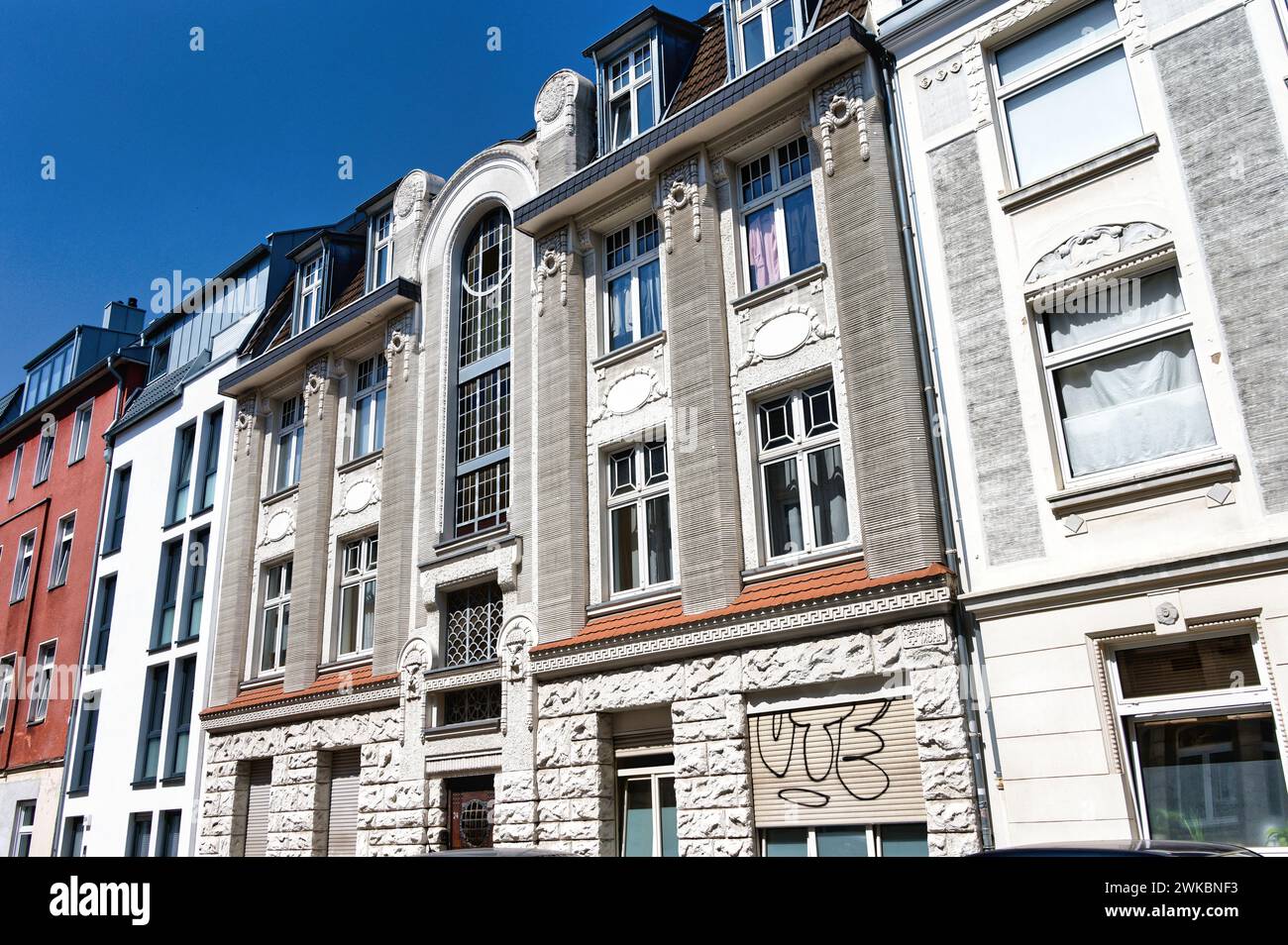 beautiful houses from the end of the 19th century in the cologne ...