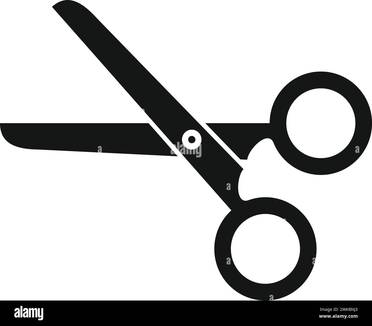 Beauty salon scissors icon simple vector. Medical care. Female fashion ...