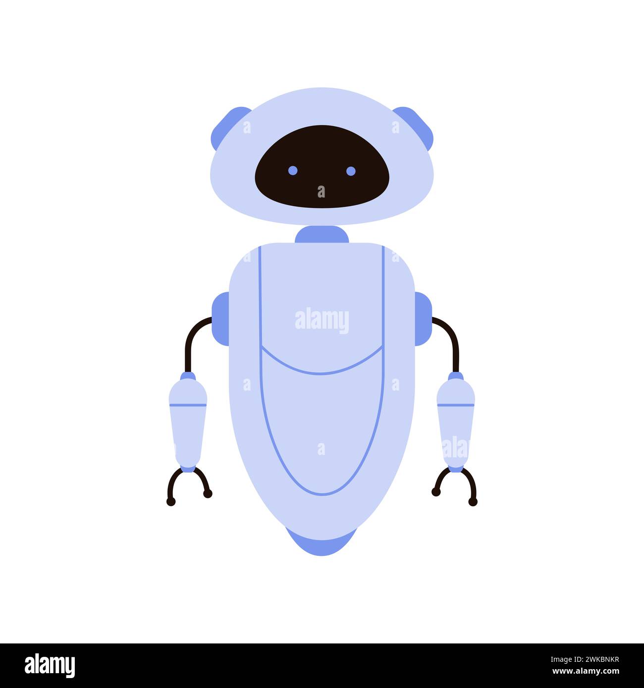 Robot android, AI bot character for futuristic service and ...