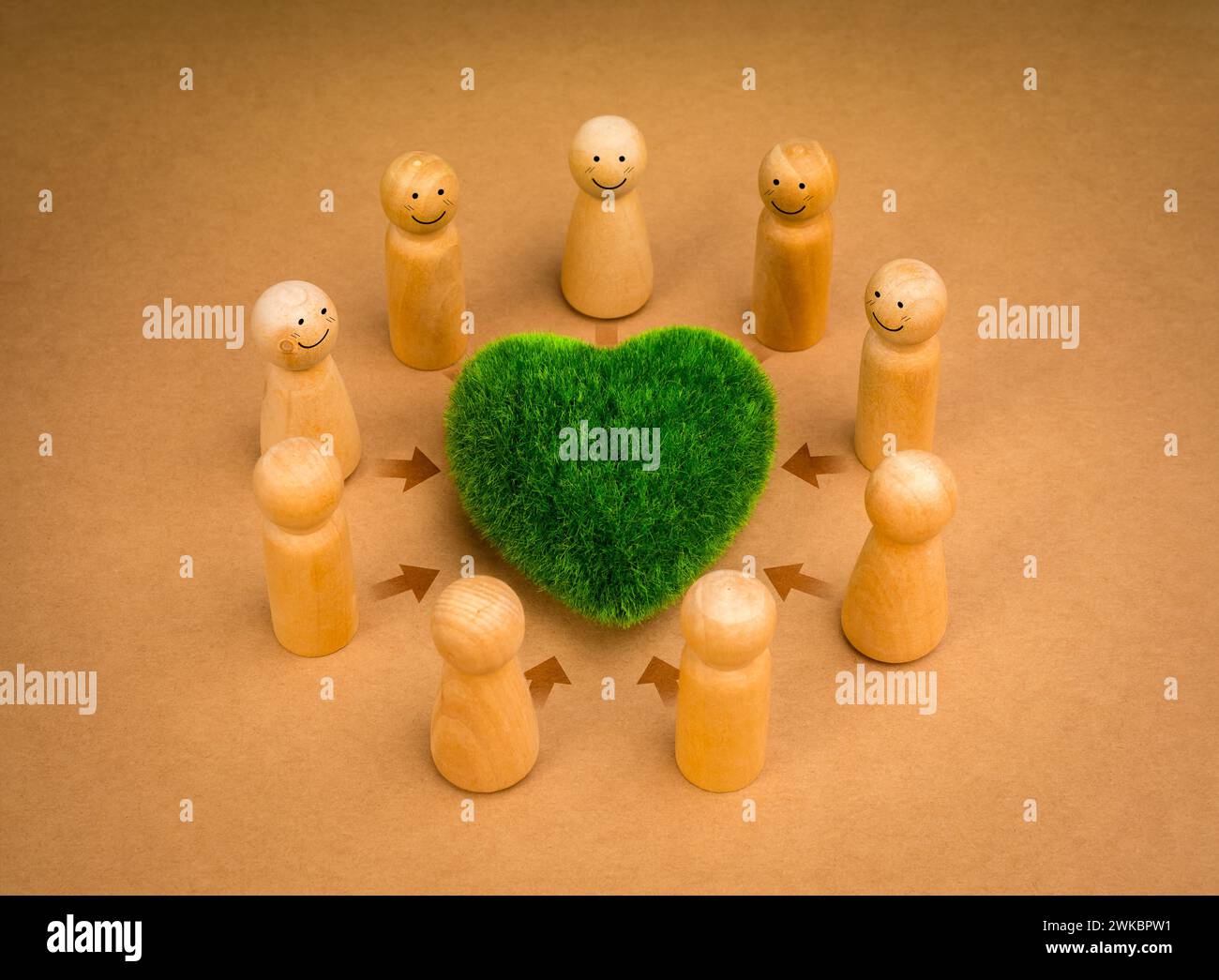 Teamwork, revitalizing volunteer group, cooperation community eco ...