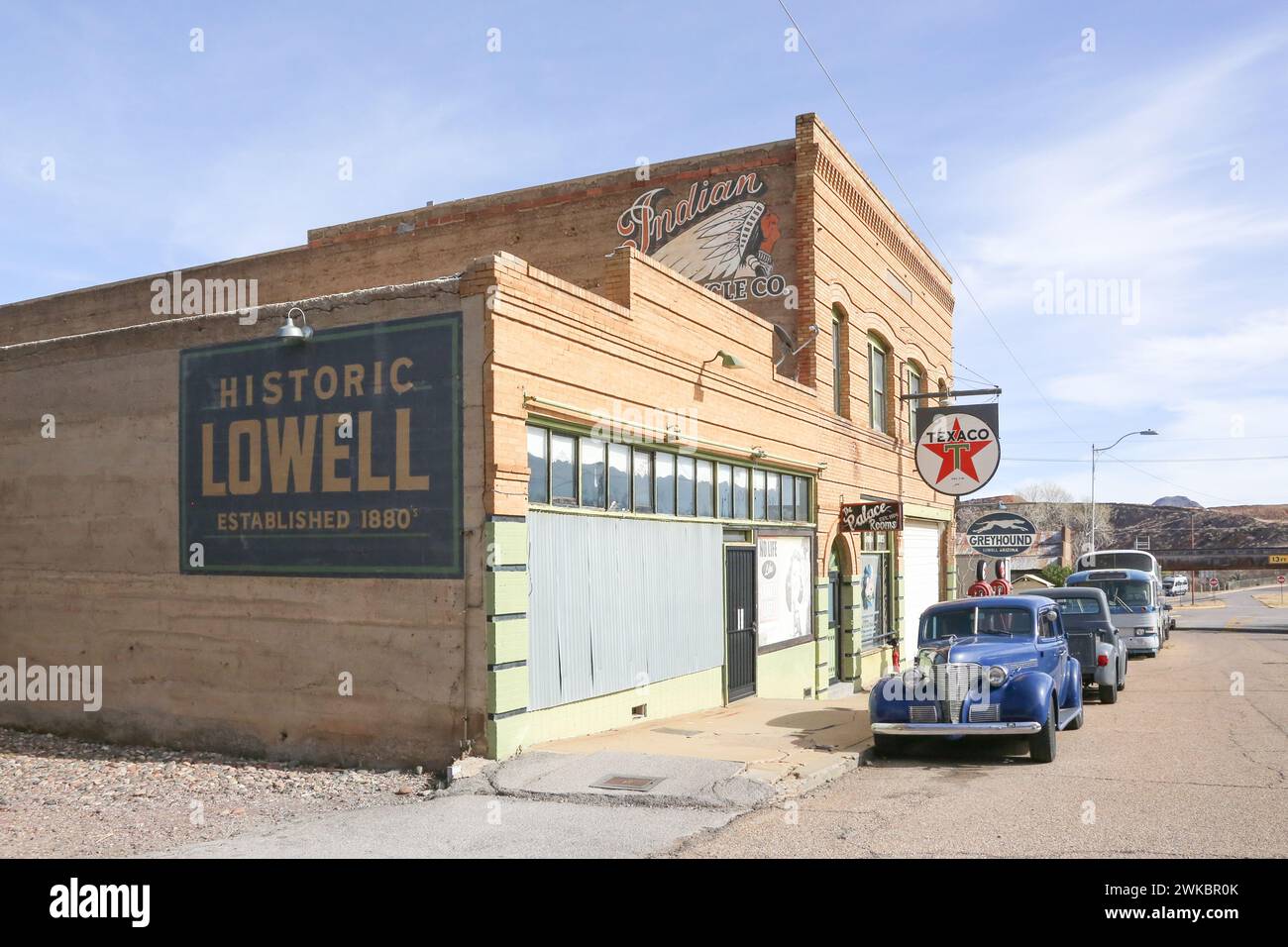 Historic Erie Street in Lowell, Arizona Stock Photo - Alamy