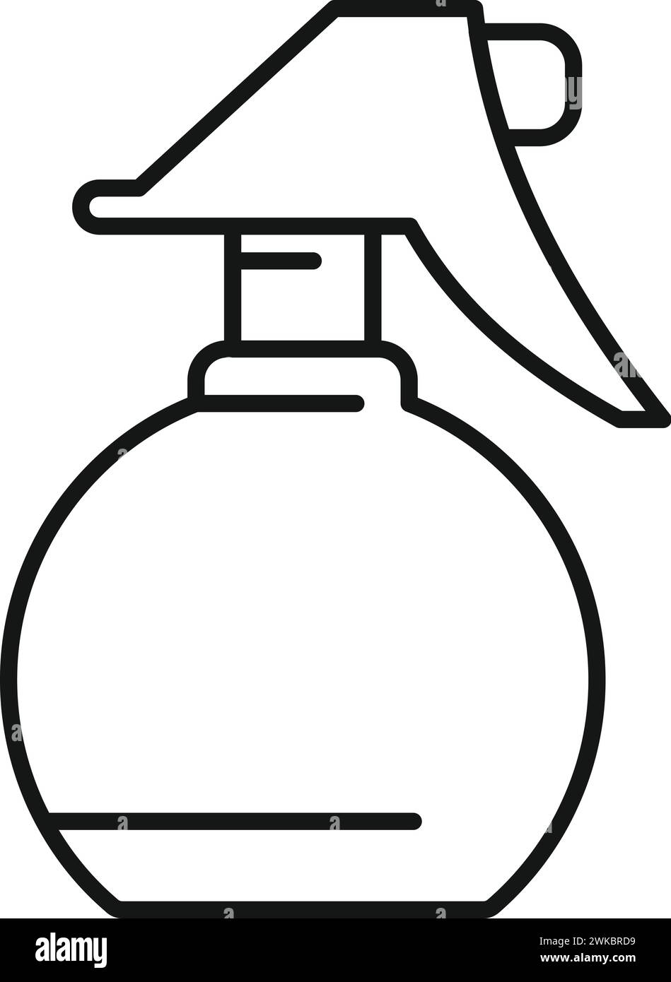Spray perfume bottle icon outline vector. Artist bridal. Care laser ...