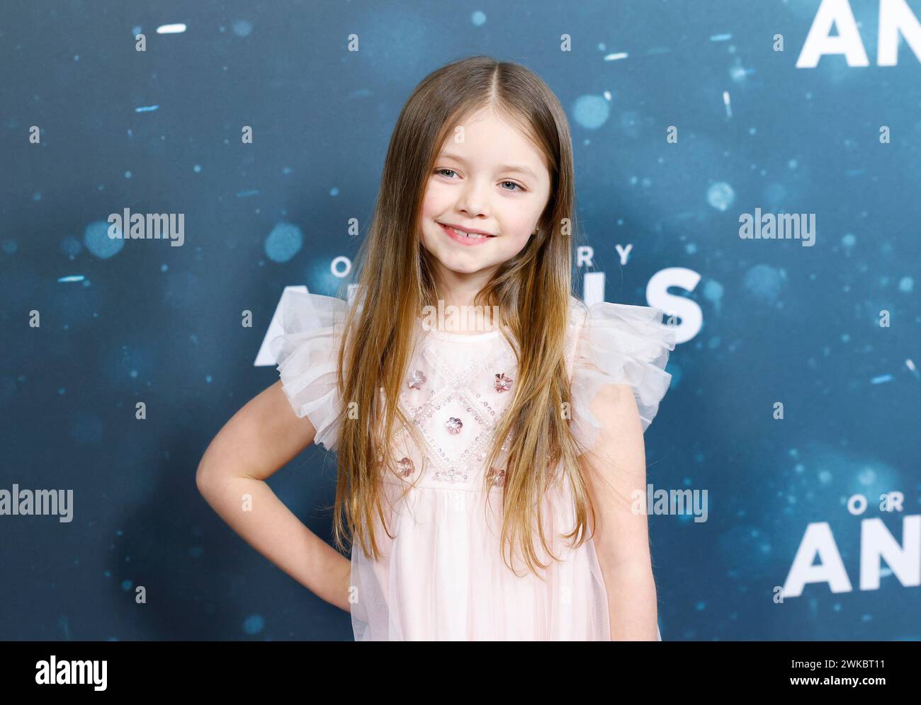 New York, United States. 19th Feb, 2024. Emily Mitchell arrives on the ...