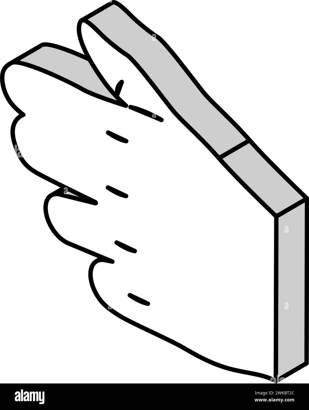grip hand gesture isometric icon vector illustration Stock Vector Image & Art - Alamy