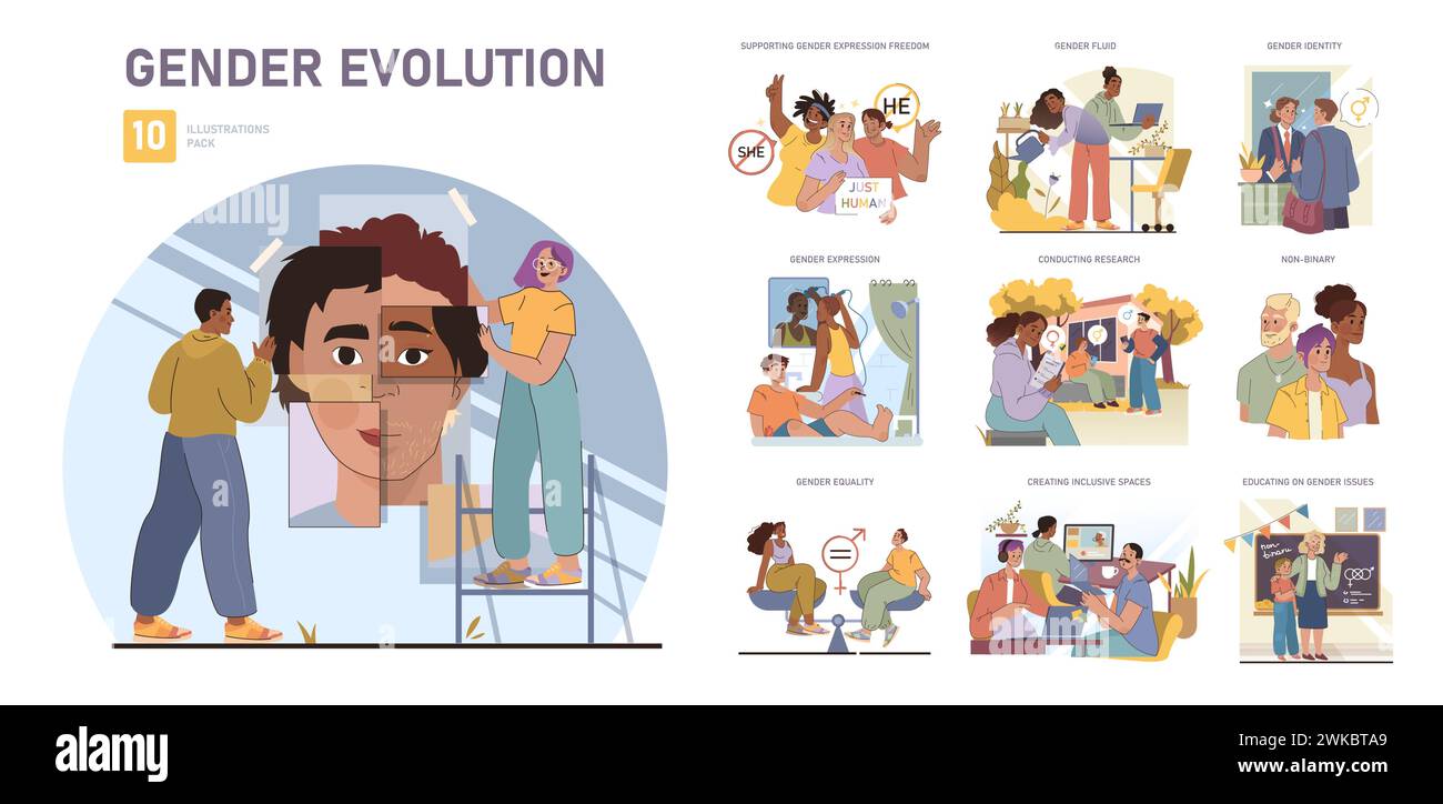 Transgender youth support Stock Vector Images - Alamy