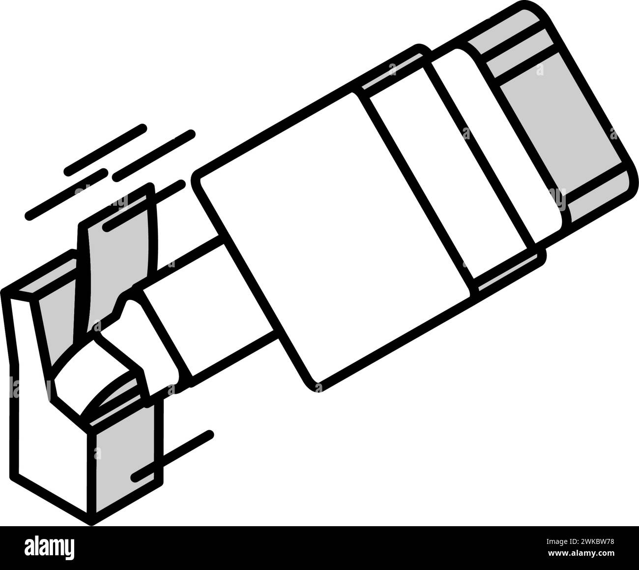 broken cable charger isometric icon vector illustration Stock Vector ...
