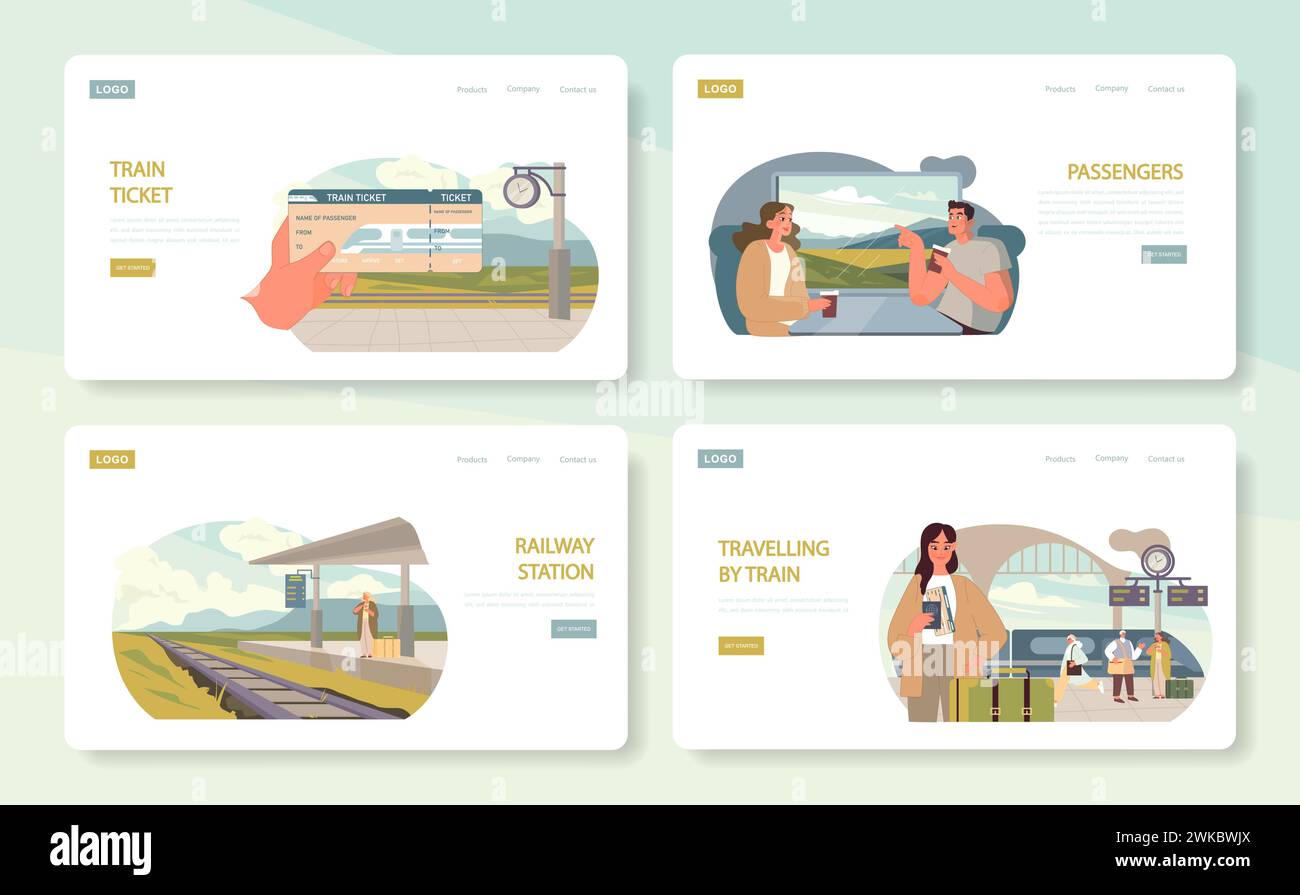 Train conversation platform Stock Vector Images - Alamy