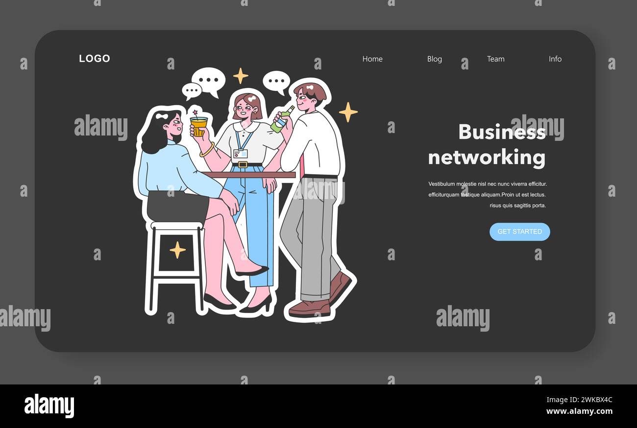 Informal work environment Stock Vector Images - Alamy