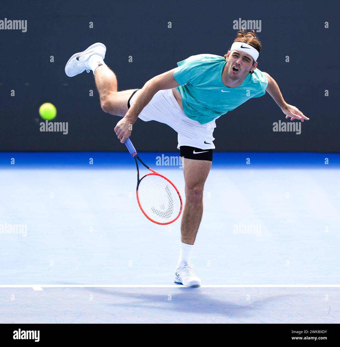 Taylor fritz 2024 serve hi-res stock photography and images - Alamy