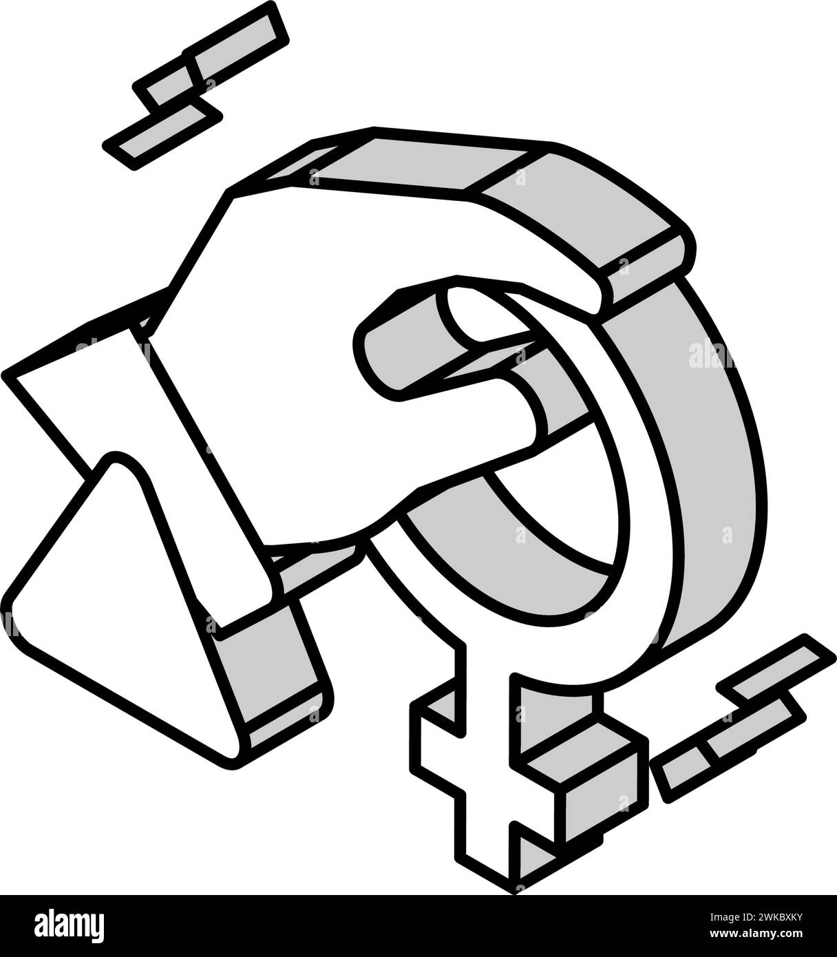 Harassment Female Isometric Icon Vector Illustration Stock Vector Image