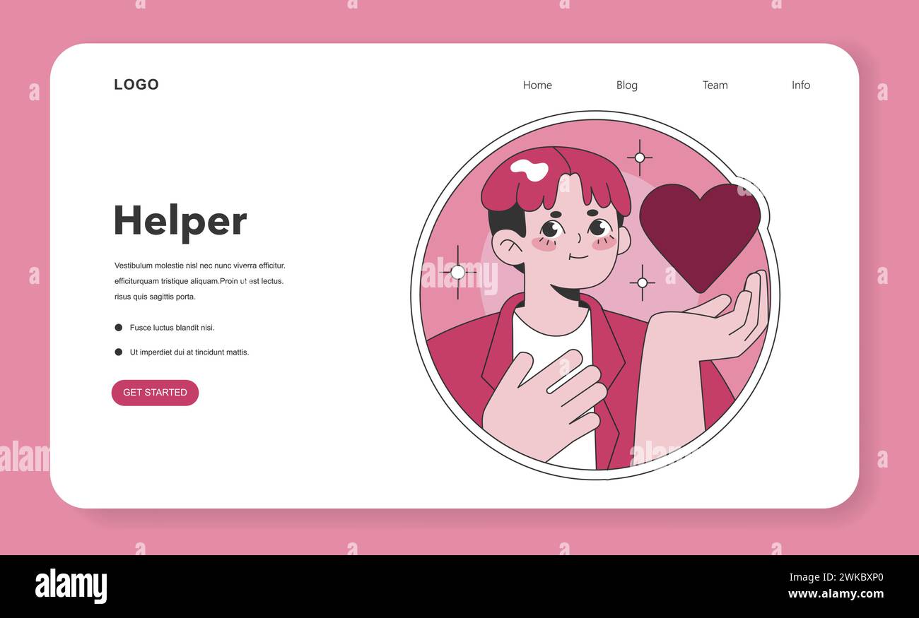 Enneagram Helper type portrayal. A nurturing, generous character ...