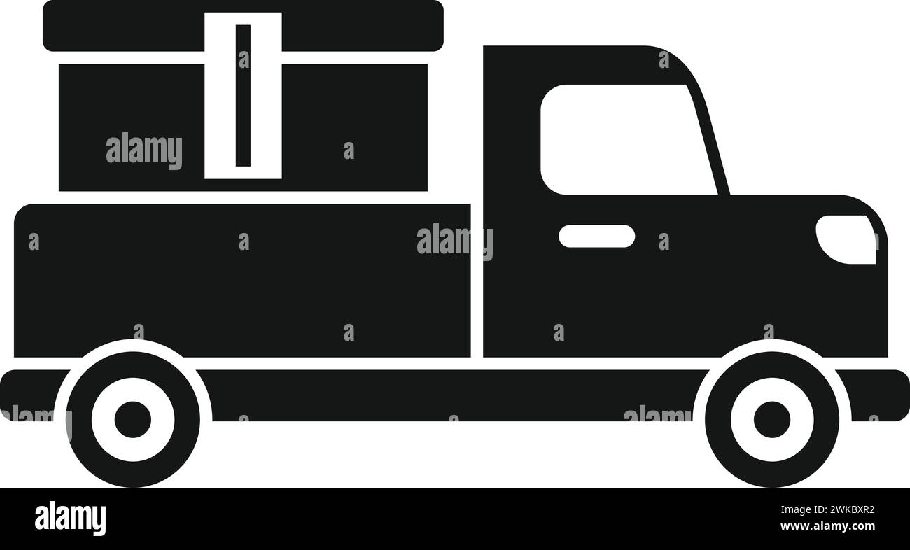 Swift package delivery icon Black and White Stock Photos & Images - Alamy