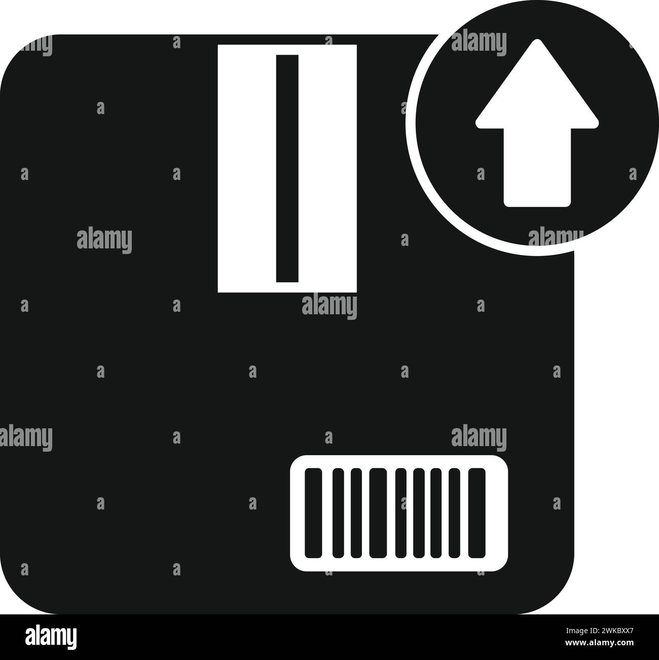 Swift package delivery icon Black and White Stock Photos & Images - Alamy