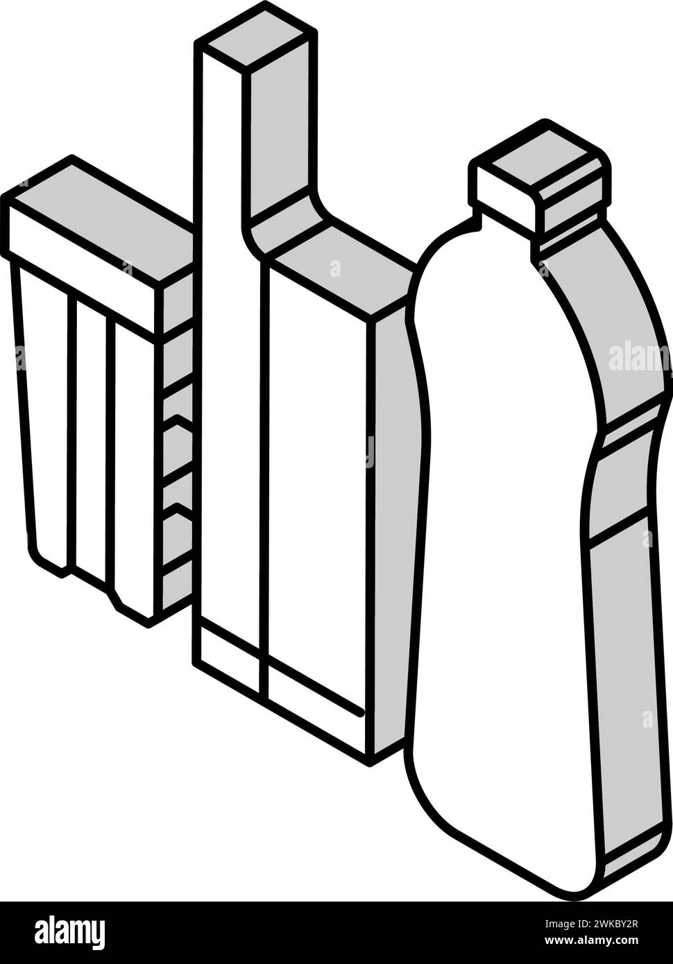 polyethylene thermoplastic isometric icon vector illustration Stock Vector Image & Art - Alamy