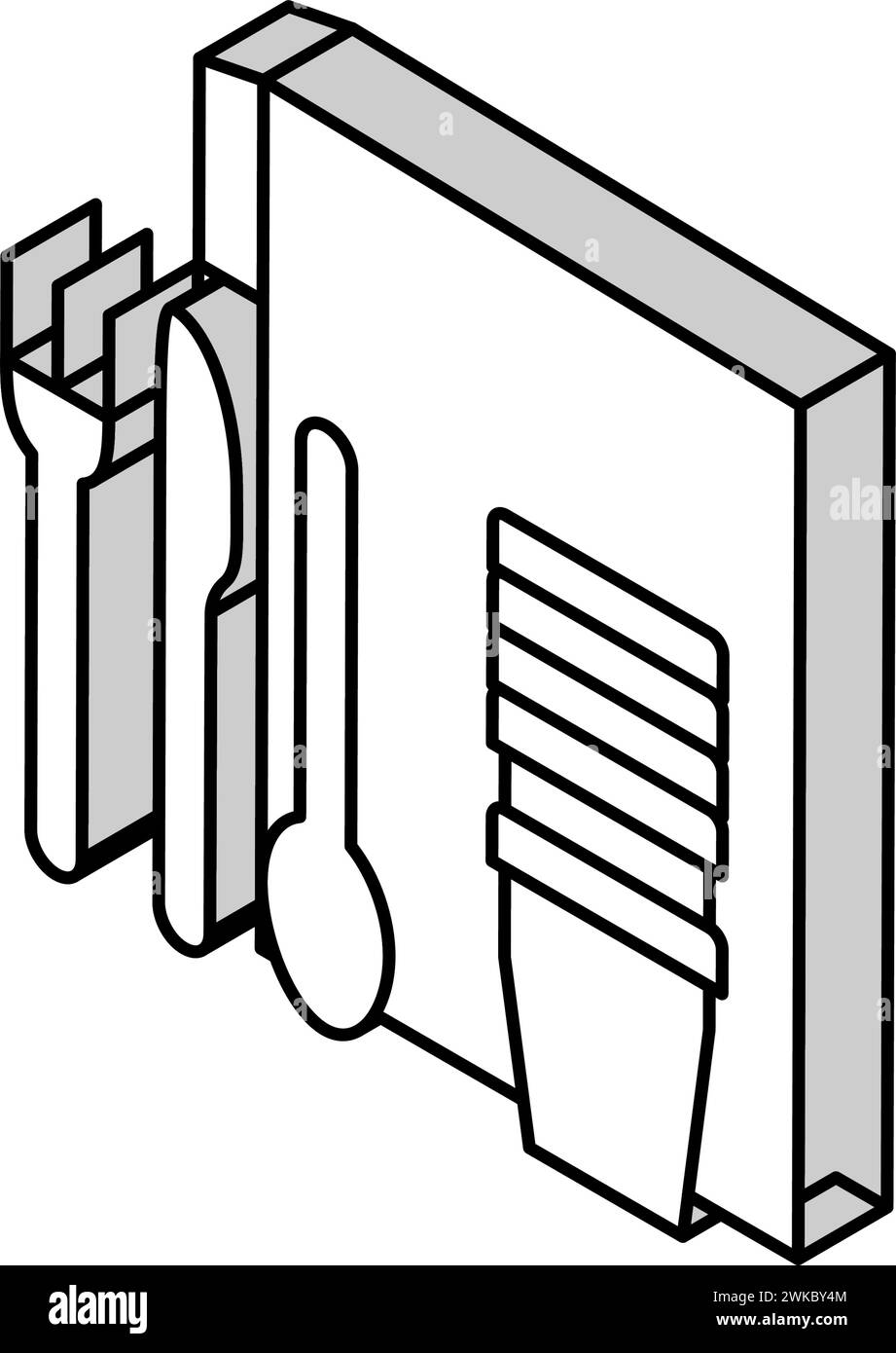 polystyrene thermoplastic isometric icon vector illustration Stock ...