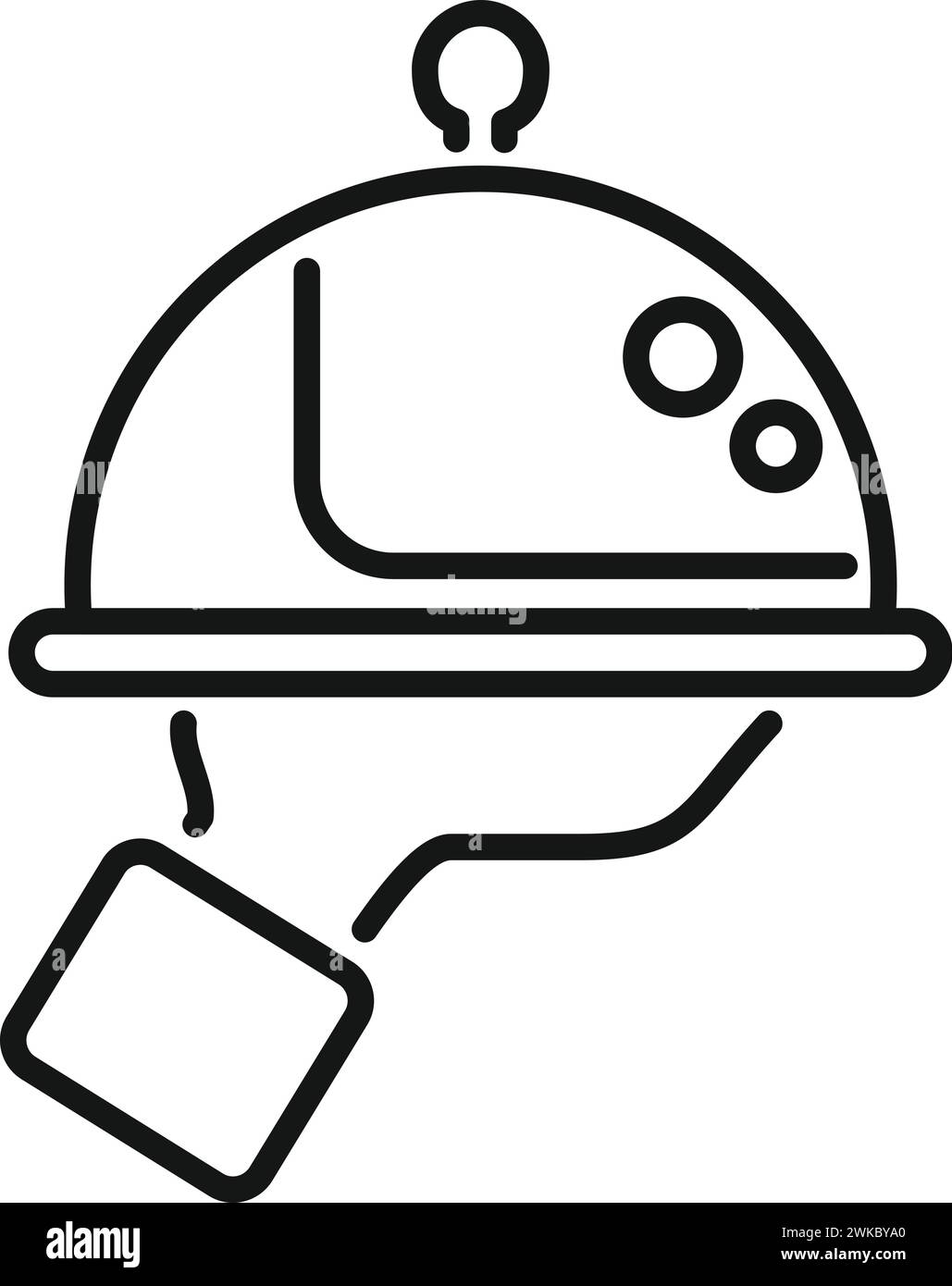 Food delivery tray icon outline vector. Vehicle shop import. Shipment ...