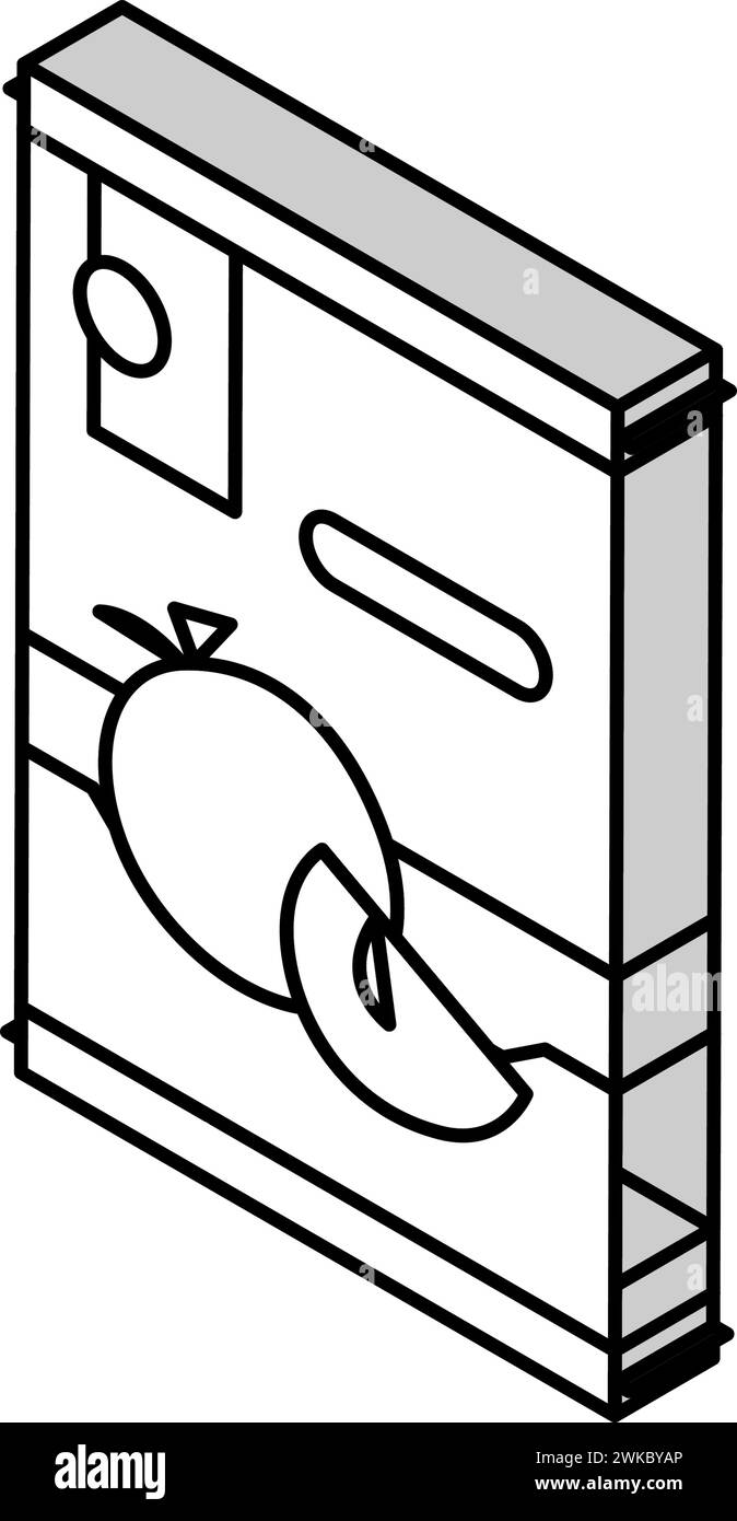 tomato paste isometric icon vector illustration Stock Vector Image ...