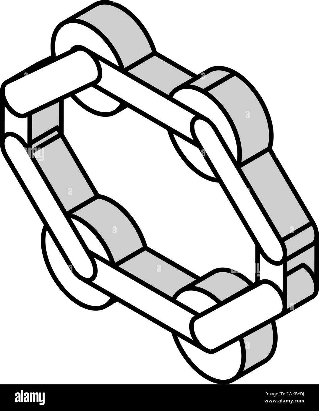 balance beam isometric icon vector illustration Stock Vector Image ...