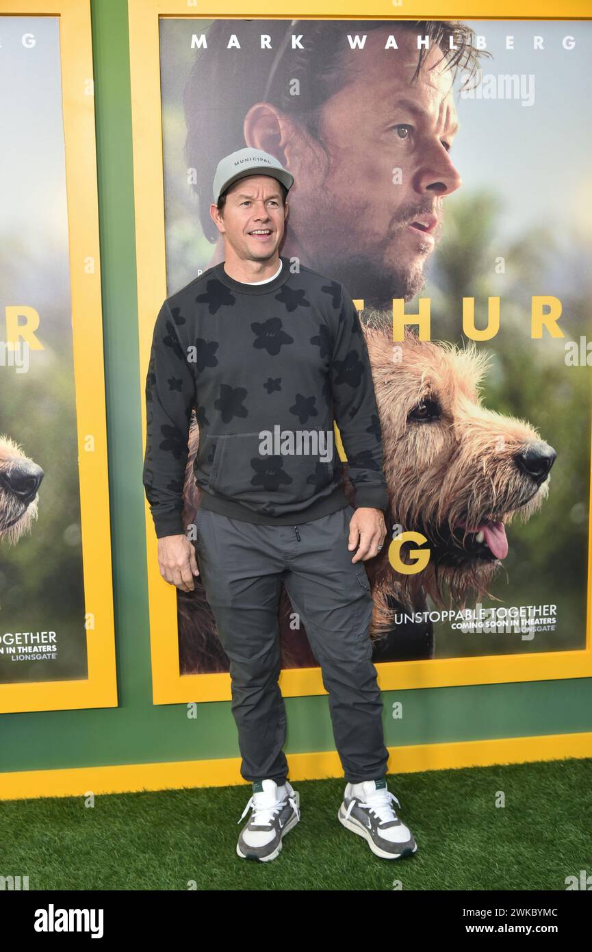 Mark Wahlberg arrives at the premiere of "Arthur the King" on Monday ...