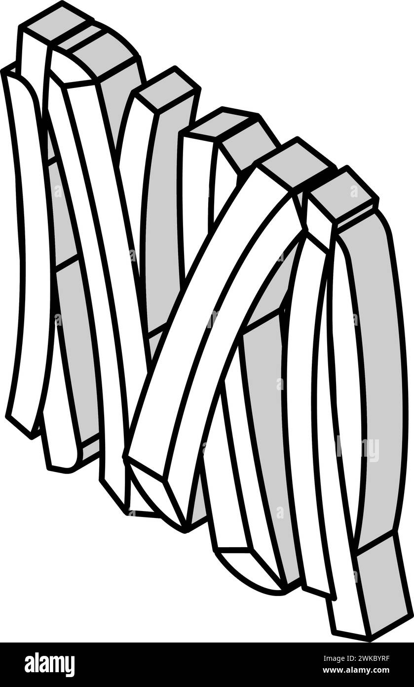 sticks carrot isometric icon vector illustration Stock Vector Image ...