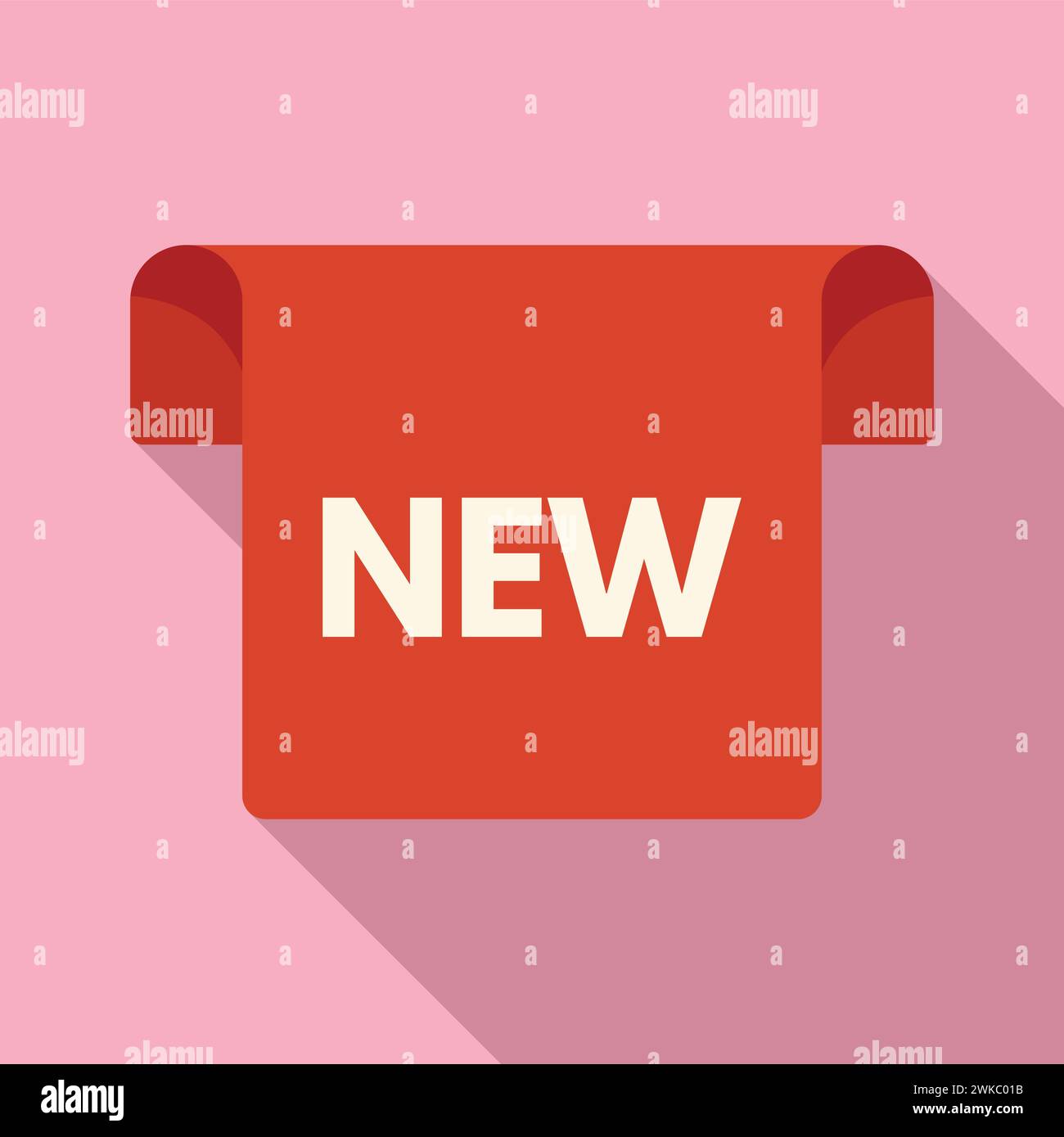 Special offer sold icon flat vector. Cost label gemstone. Notch tag ...