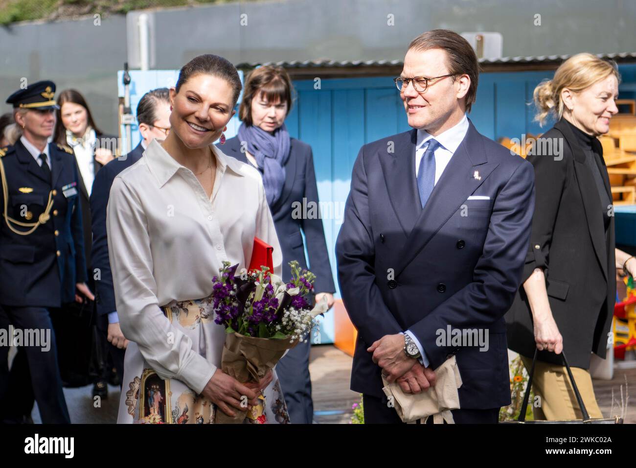 San Francisco, USA. 19th Feb, 2024. Royal Highnesses the Crown Princess ...
