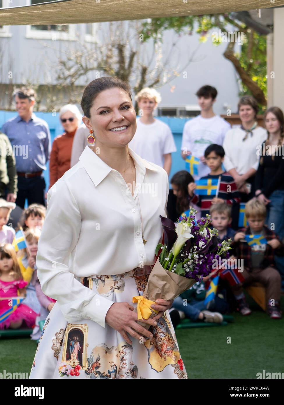 San Francisco, USA. 19th Feb, 2024. Royal Highnesses the Crown Princess ...