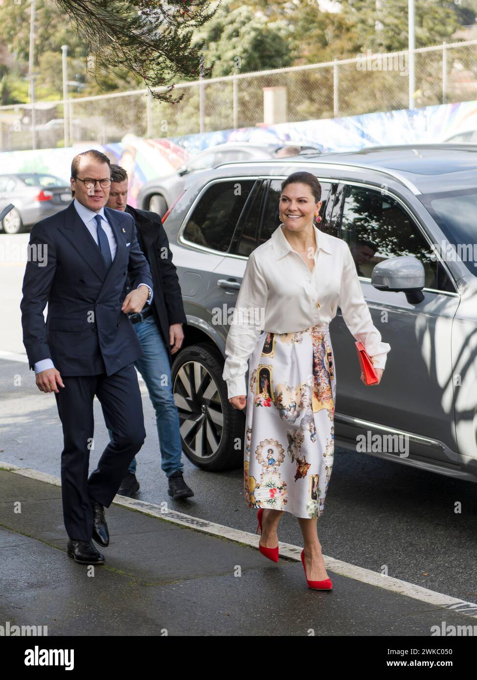 San Francisco, USA. 19th Feb, 2024. Royal Highnesses the Crown Princess ...