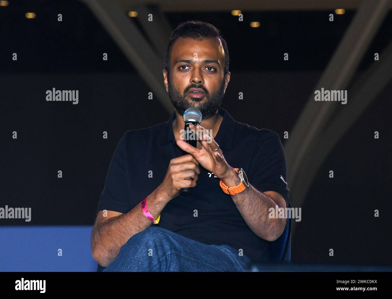 Mumbai, India. 19th Feb, 2024. Co-founder and Chief Executive Officer ...