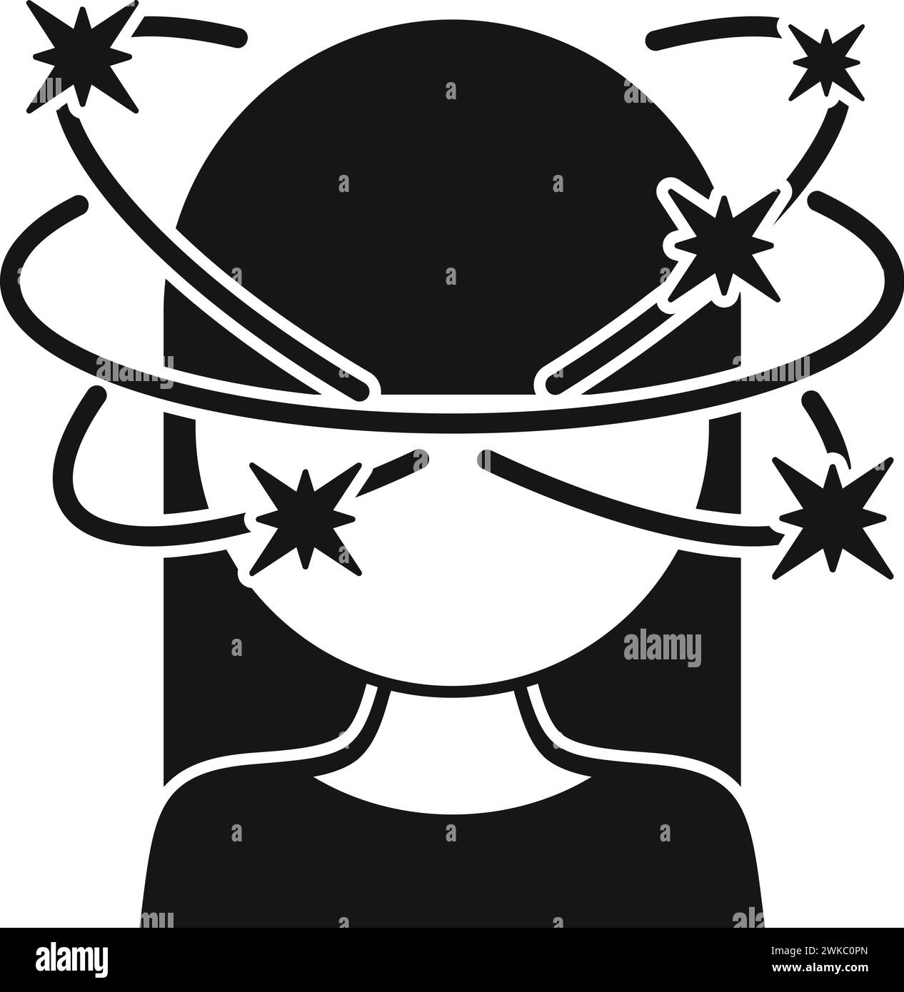 Unsteady isolated Stock Vector Images - Alamy