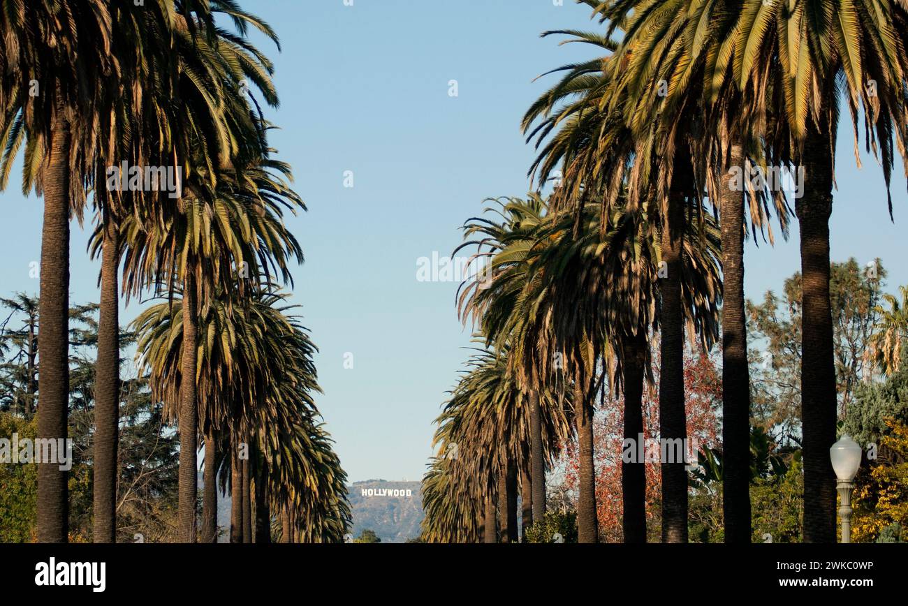 Hollywood sign distant hi-res stock photography and images - Alamy