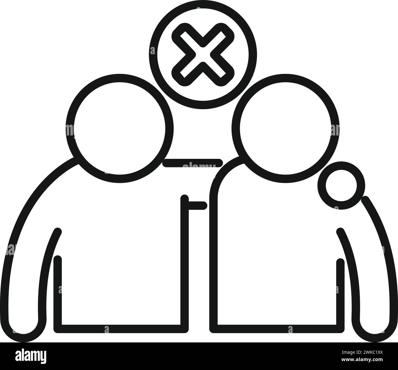 Embrace close Stock Vector Images - Alamy