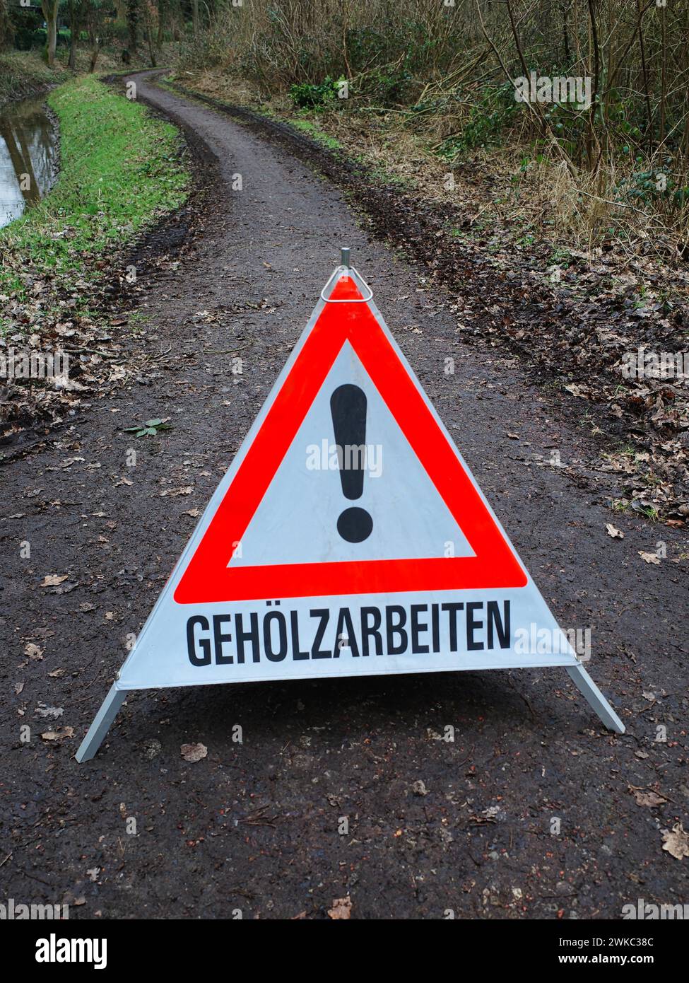 German warning sign inscription hi-res stock photography and images - Alamy