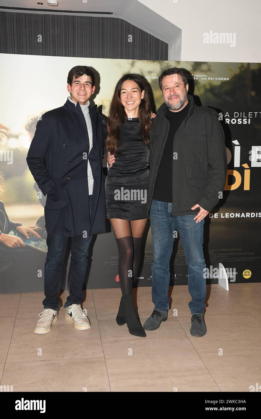 Rome, Italy. 19th Feb, 2024. Rome, Cinema Barberini Premiere of the ...