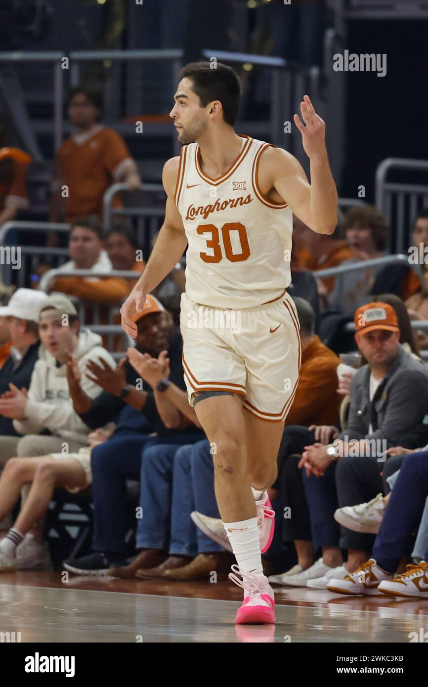 AUSTIN, TX - FEBRUARY 19: Texas Longhorns forward Brock Cunningham (30 ...
