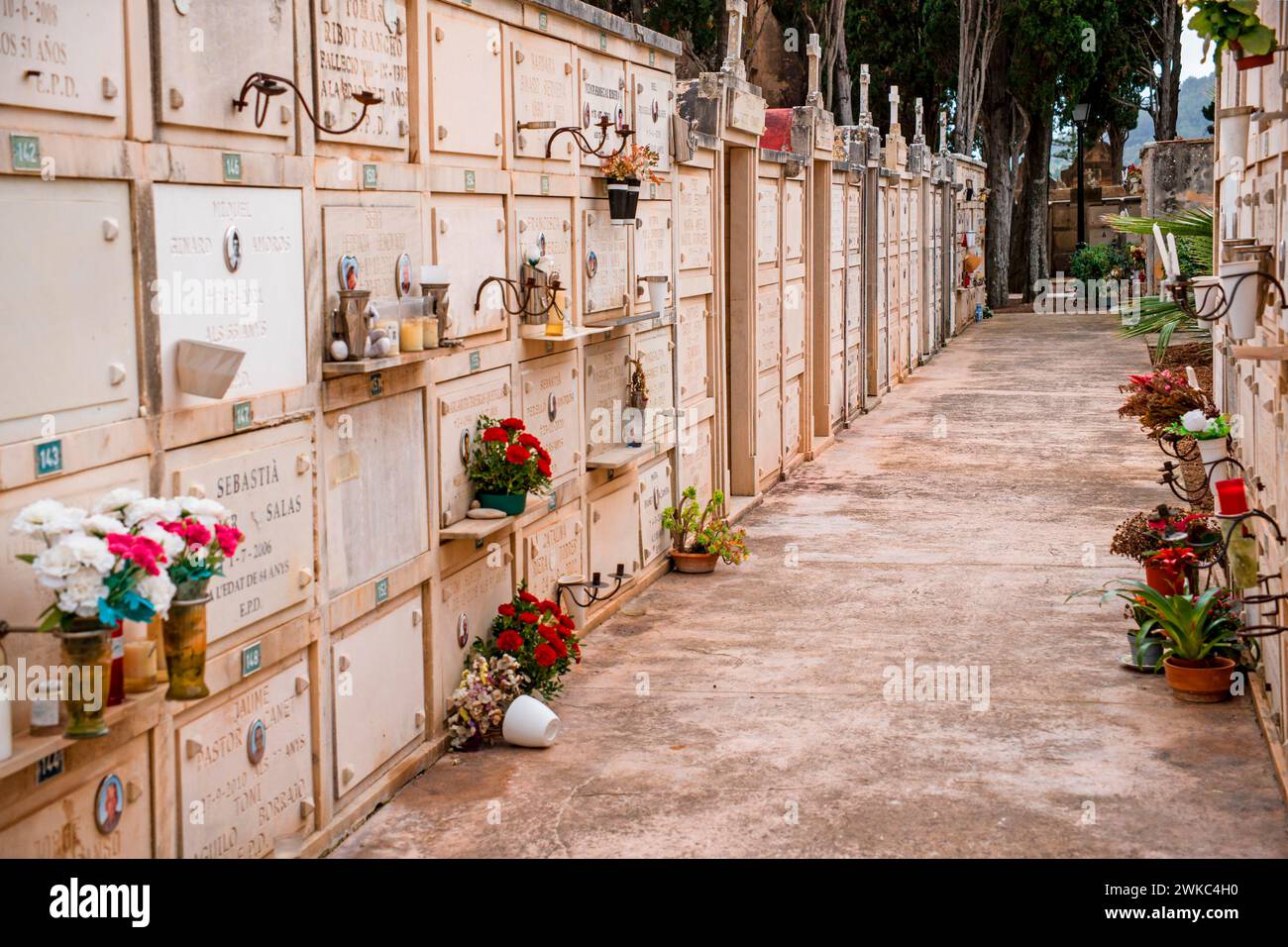 Cemetery in mallorca hi-res stock photography and images - Alamy