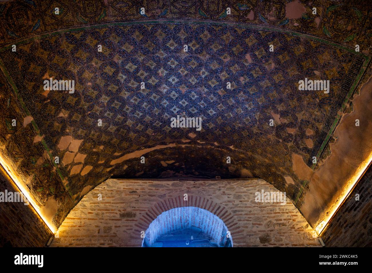 Interior view of Rotonda, Rotunda of Galerius, Roman circular temple ...