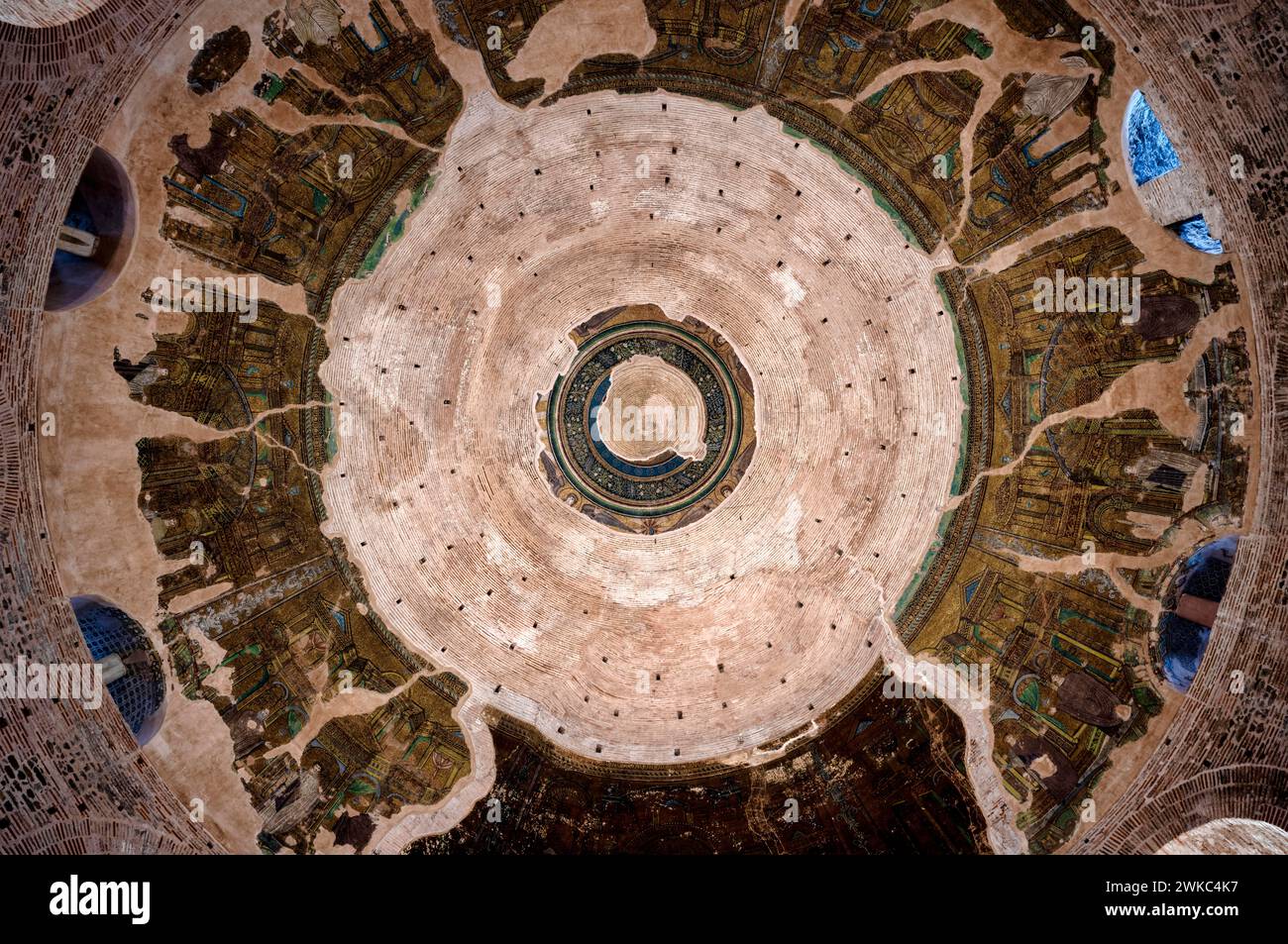 Interior view of Rotonda, Rotunda of Galerius, Roman circular temple ...