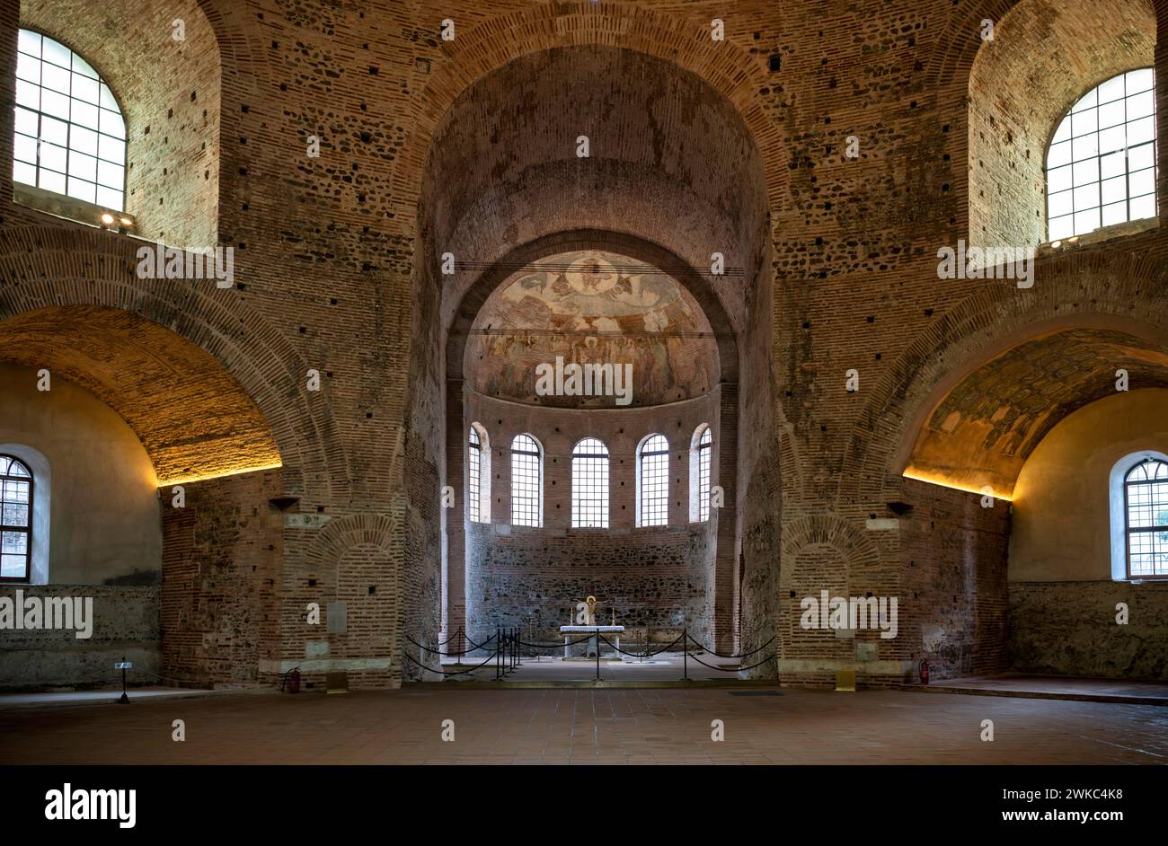 Interior view of Rotonda, Rotunda of Galerius, Roman round temple ...