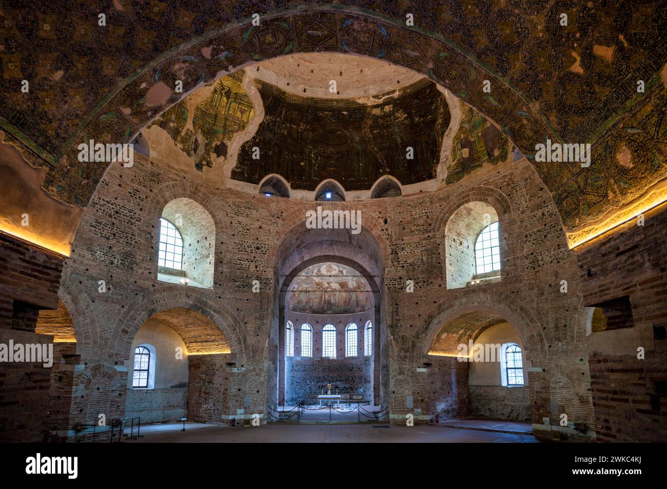 Interior view of Rotonda, Rotunda of Galerius, Roman circular temple ...