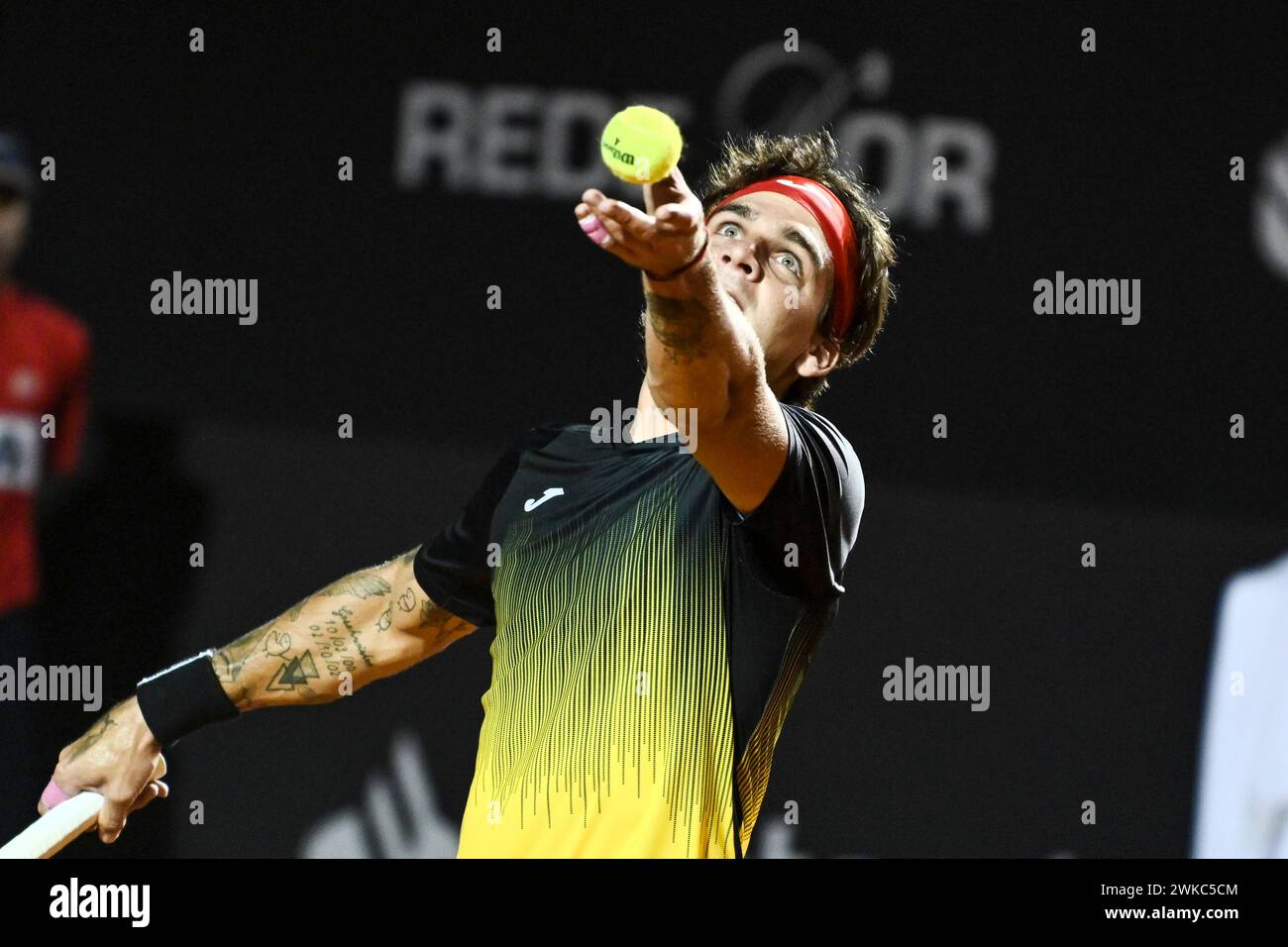 Rio, Brazil - february 19, 2024: Thiago Seyboth (BRA) player in match ...