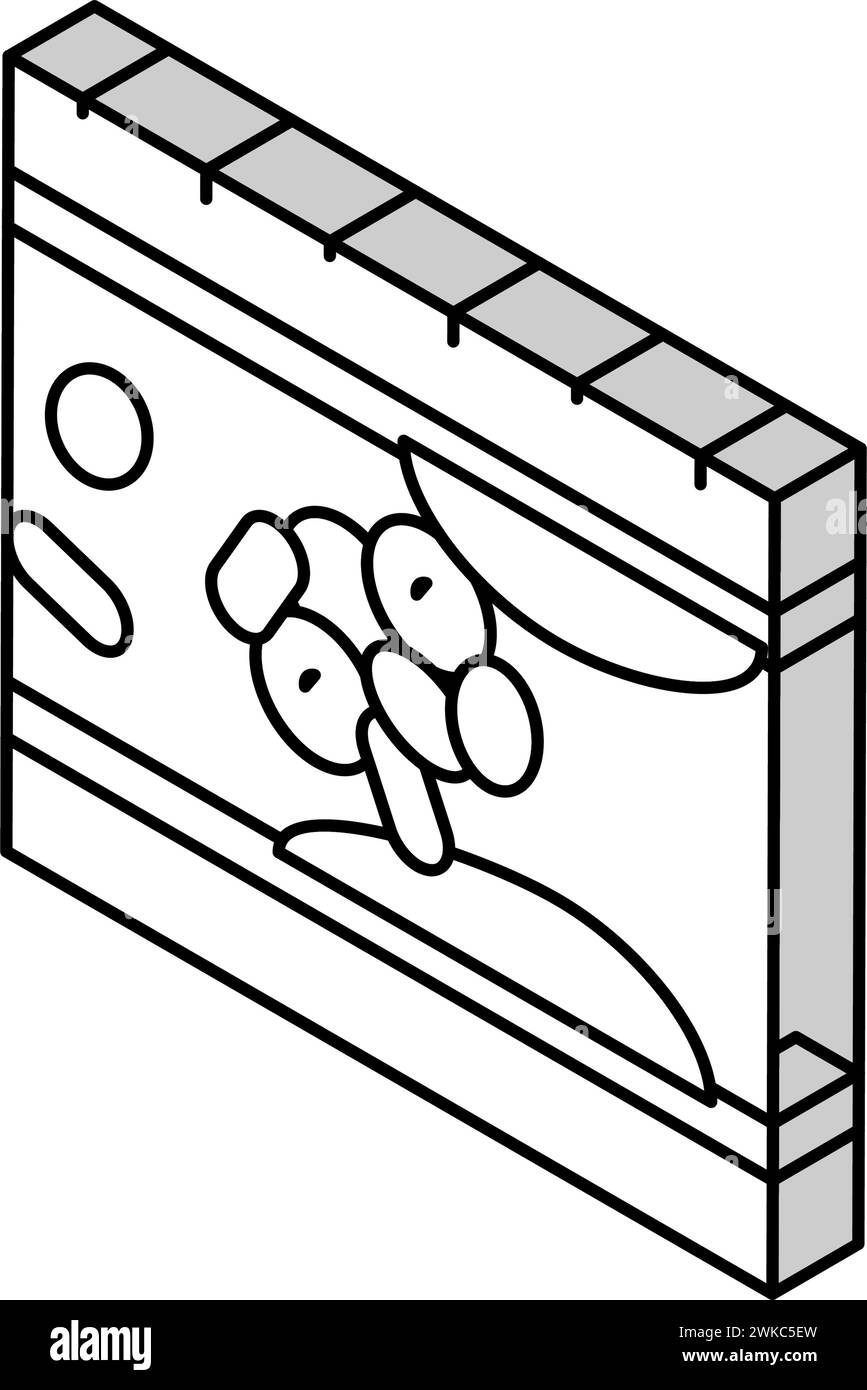 clot blood vessel vein isometric icon vector illustration Stock Vector ...