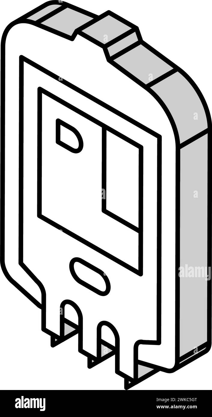 plasma packaging isometric icon vector illustration Stock Vector Image ...
