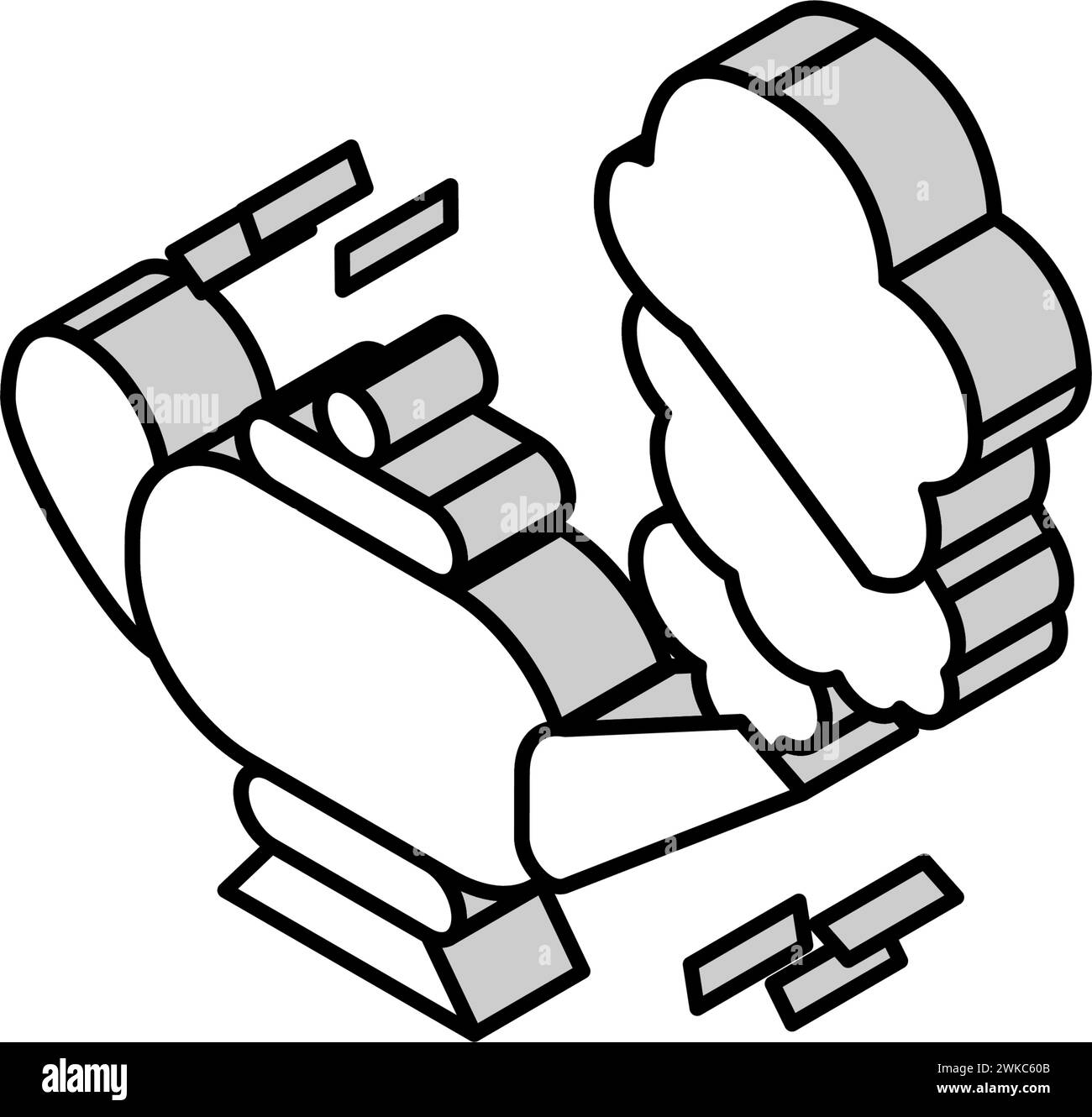 djinn lamp isometric icon vector illustration Stock Vector Image & Art ...